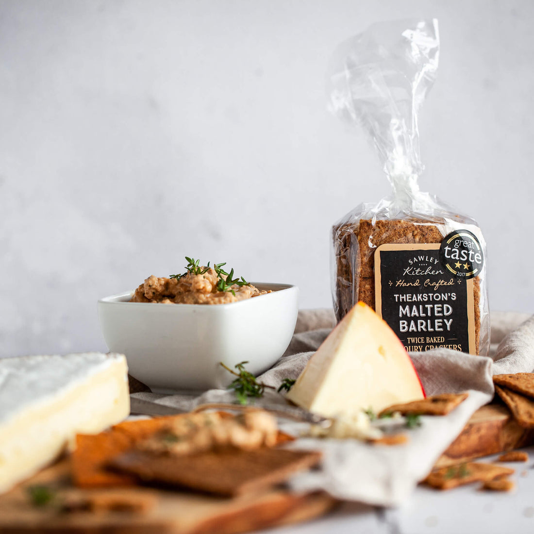 Theakston’s Malted Barley Savoury Crackers – Sawley Kitchen
